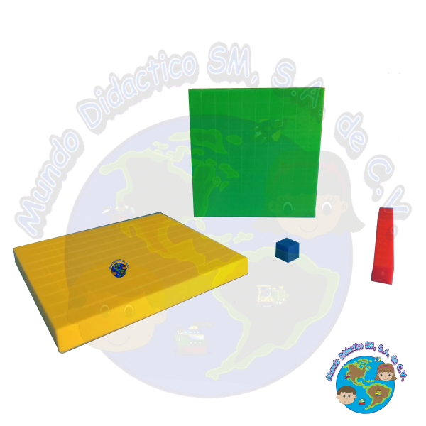 Cubo Base 10 de Colores (Multibase Cubo 10) – Mundo Didáctico